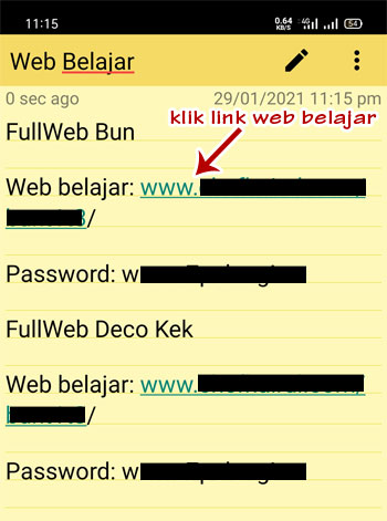 Cara Mudah Buka Web Belajar | Chef Hairul HIssam